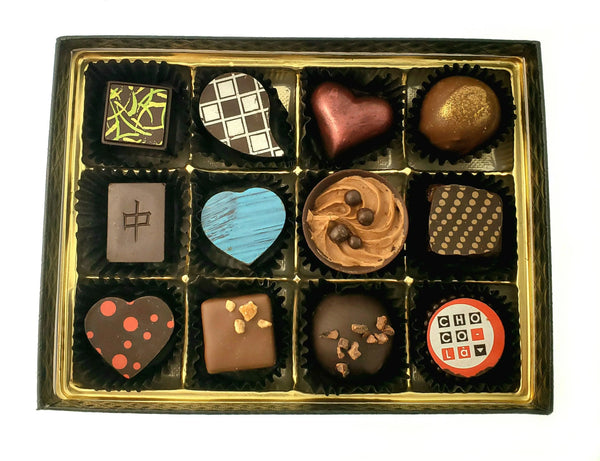 Box of 12 luxury chocolates – Choco-Là